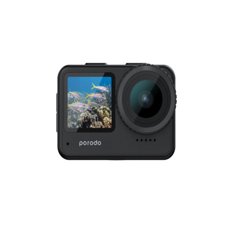 Porodo Lifestyle Fully Waterproof UHD Action Camera – Dual-Screen 4K ...